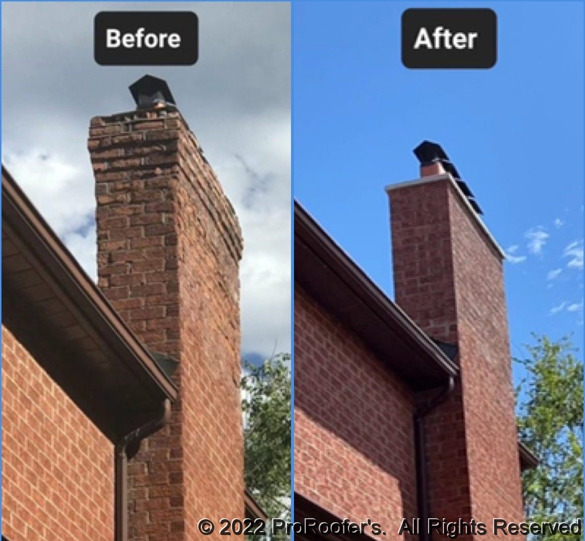 Chimney Rebuilding and Fireplace Restoration! Pro Roofer offers Chimney ...